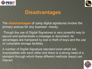 Introduction to Digital signatures | PPT