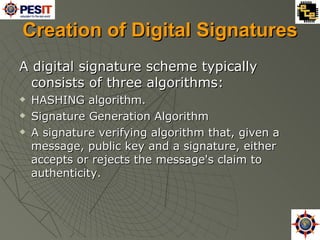 Introduction to Digital signatures | PPT