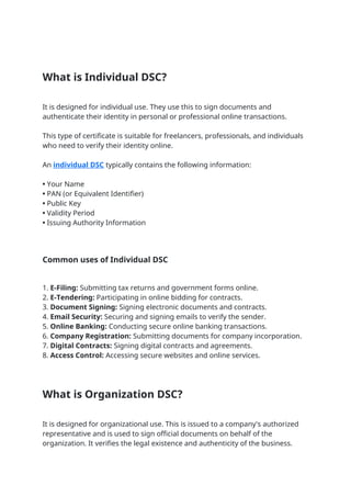 Digital Signature Individual and Organisation difference.docx