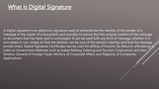 Digital Signature services provider in Gurgaon | PPT