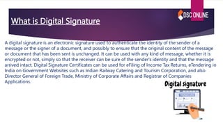 Digital Signature Online in Kolkata. | PPT