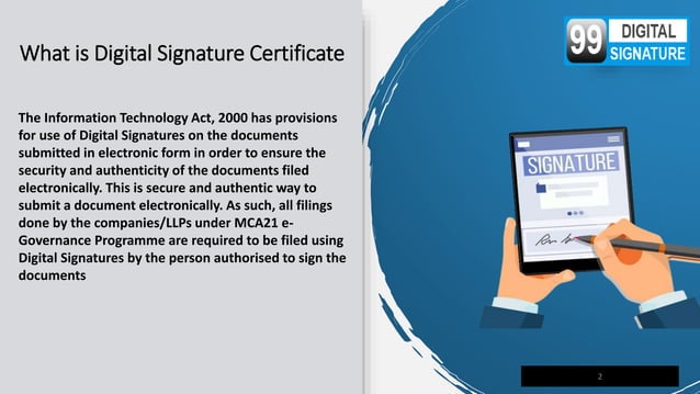 Digital signature provider in Greater Noida | PPT