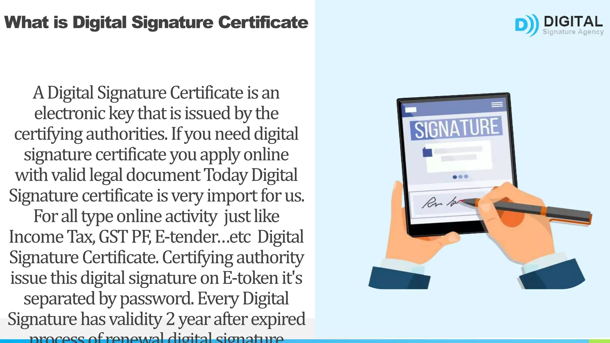 digital signature provider in patna | PPT