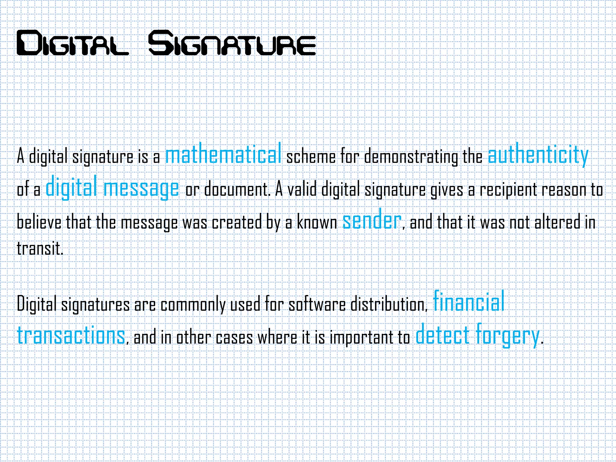Digital Signatures | PPTX
