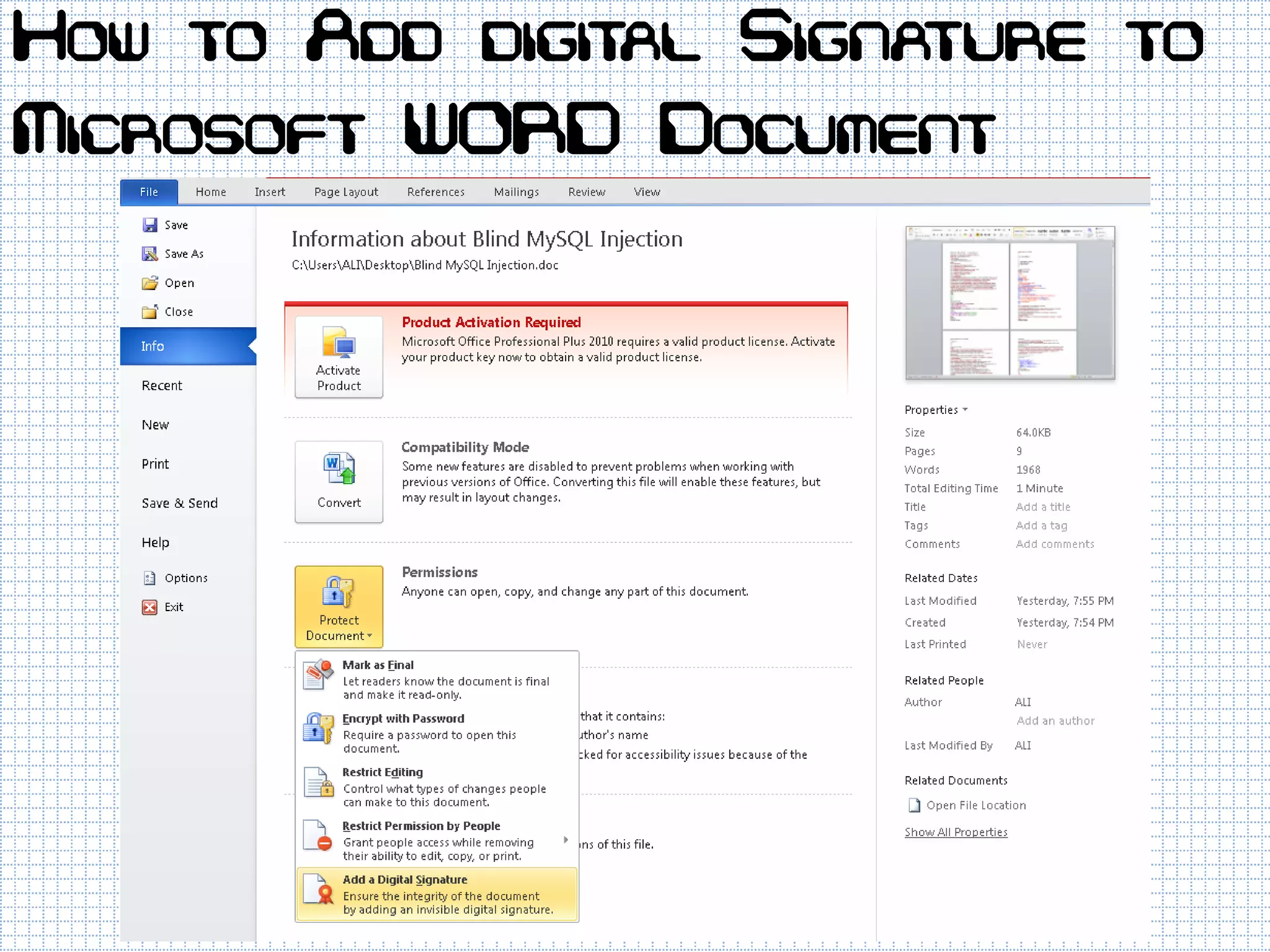 Digital Signatures | PPTX