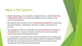 Digital signatures | PPTX