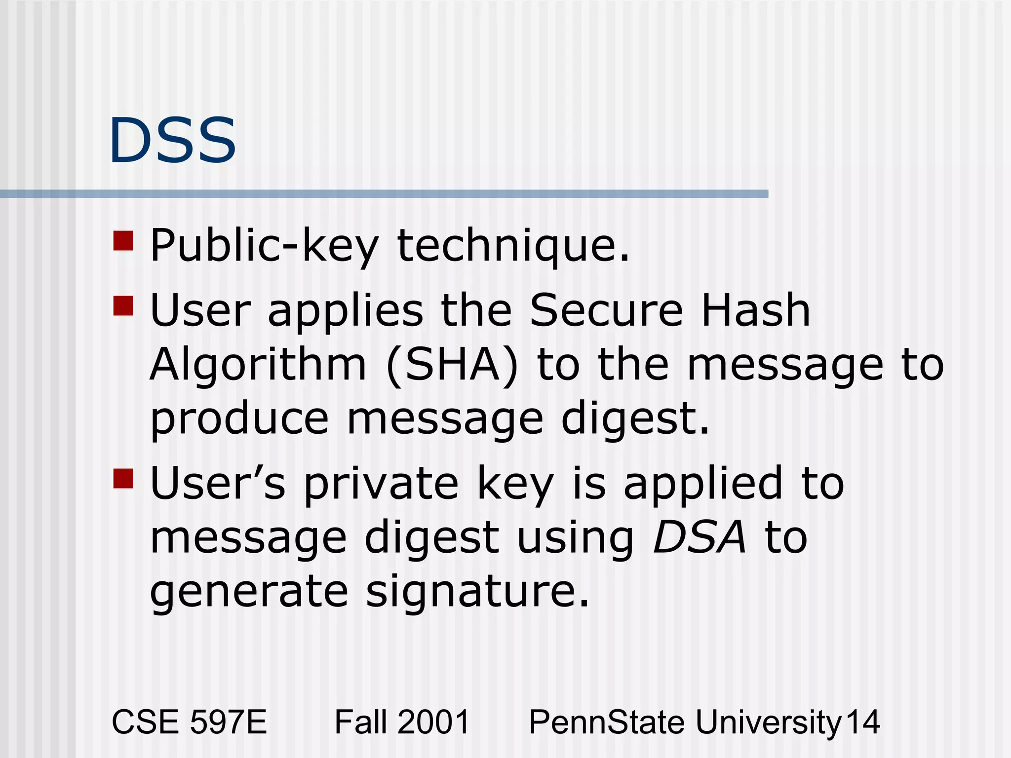 Digital signature schemes | PPT