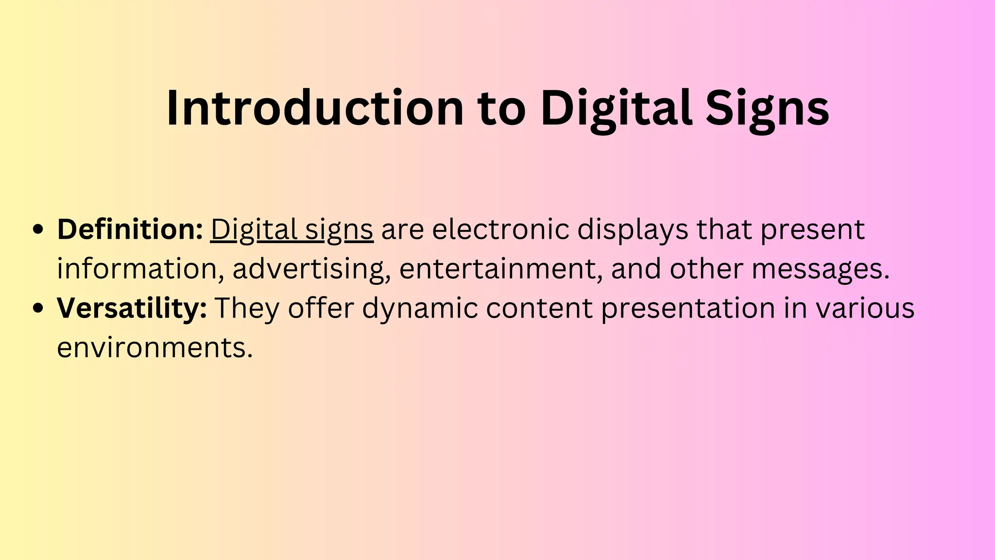 Dynamic Impressions: Elevate Your Message with Digital Signs by Signs ...