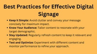 Harnessing the Power of Digital Signs: Elevate Your Brand with Signs ...