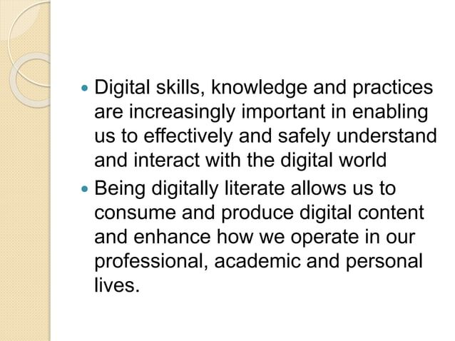 Digital skills | PPTX