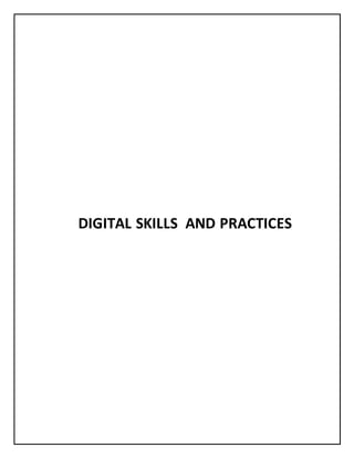 Digital skills and practices | DOCX | Internet for Beginners | Internet