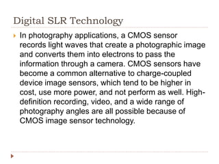 Digital SLR Technology | PPTX