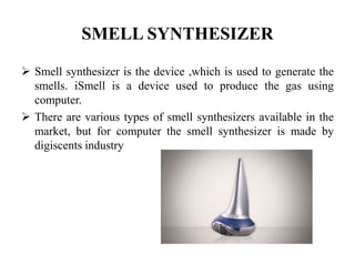 Digital smell technology | PPTX