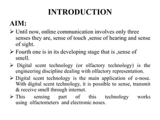 Digital smell technology | PPTX