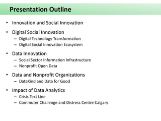 Digital Social Innovation and the Impact of Data Analytics | PPT