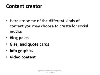 Digital & social media team structure | PDF