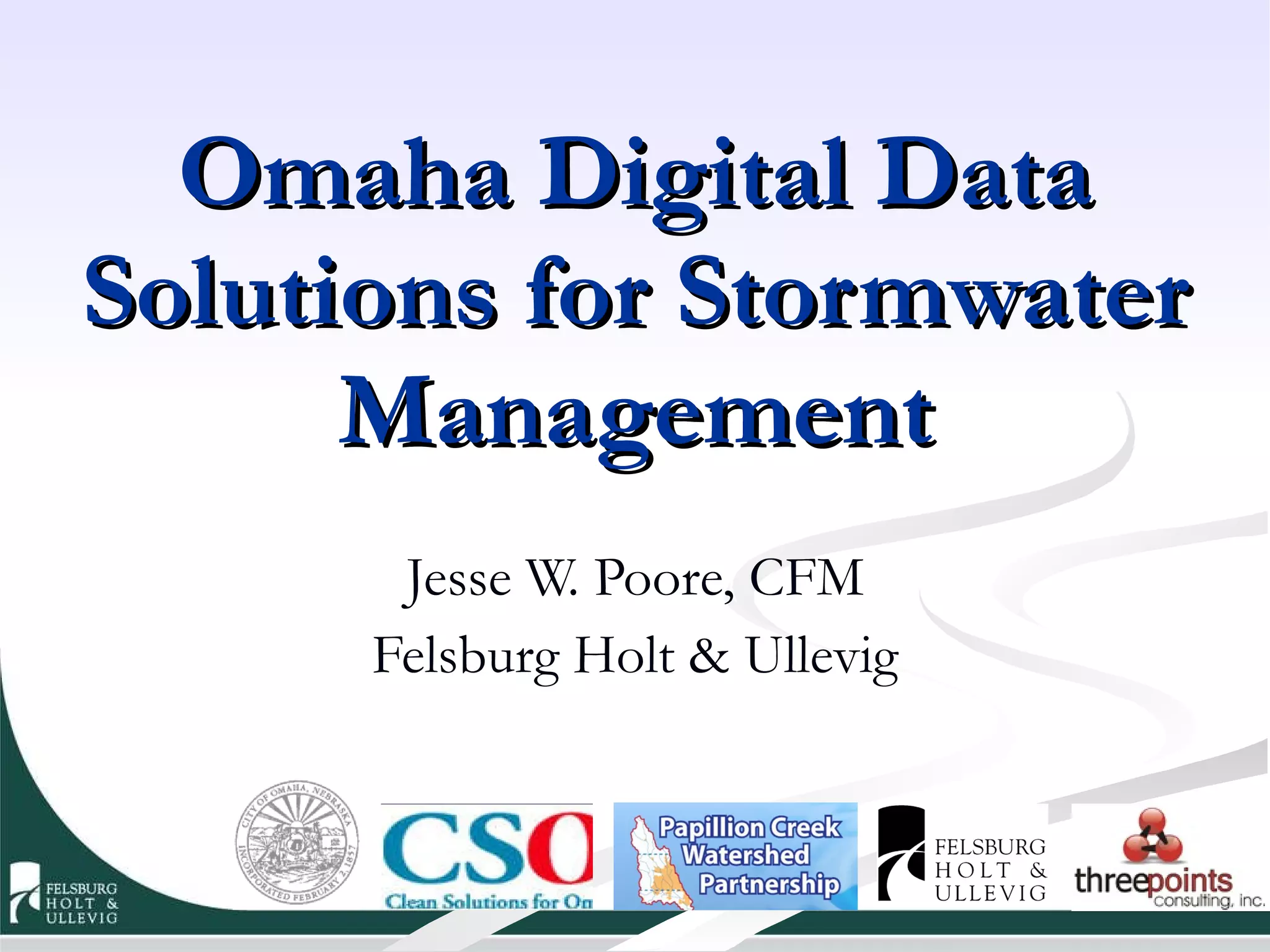Digital Stormwater Data | PPT