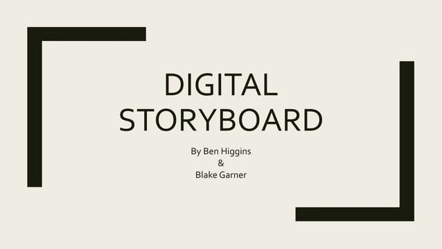 Digital storyboard | PPTX