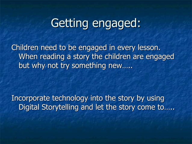 Digital Story Telling | PPT
