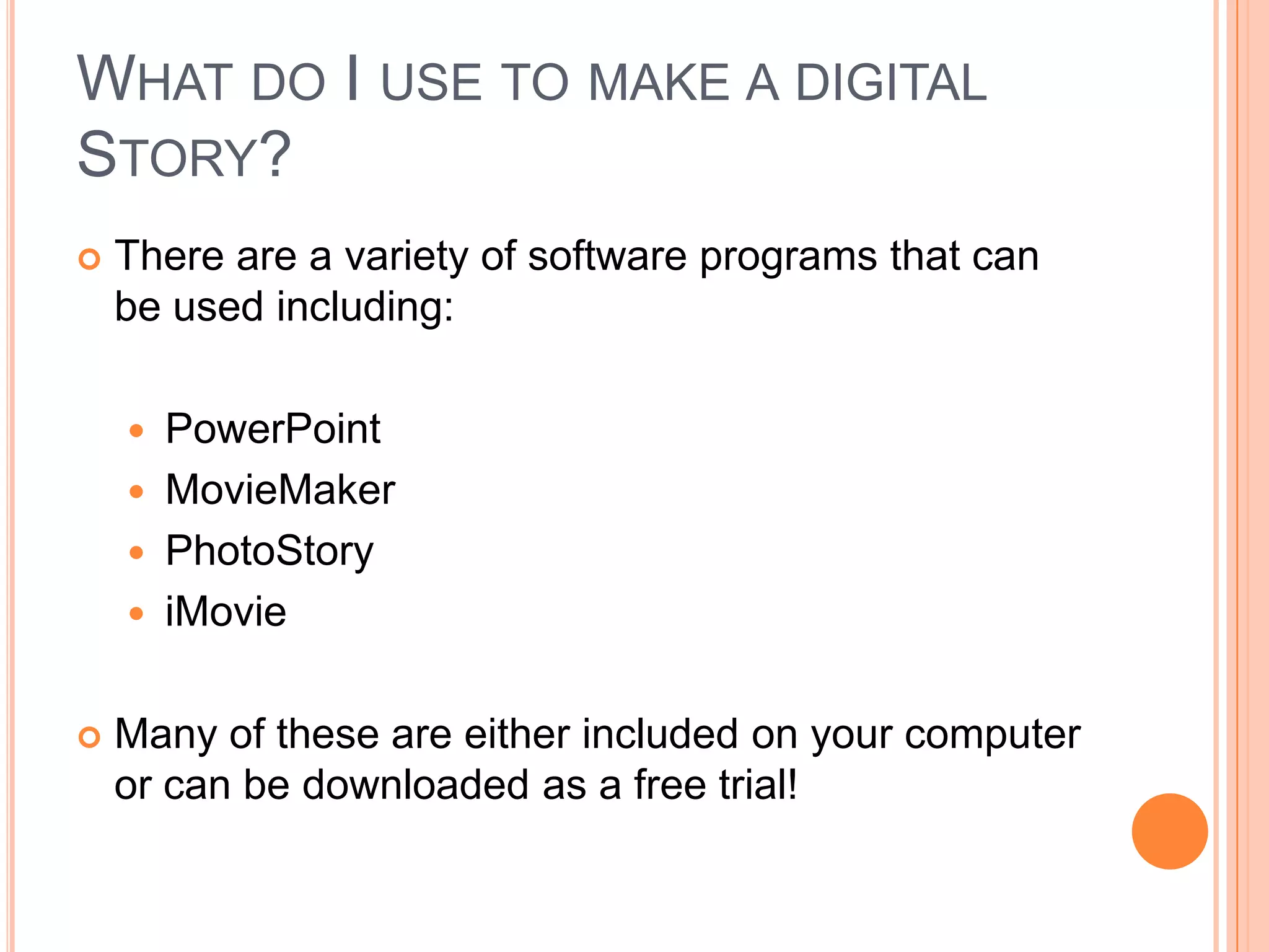Digital Storytelling 2 | PPT