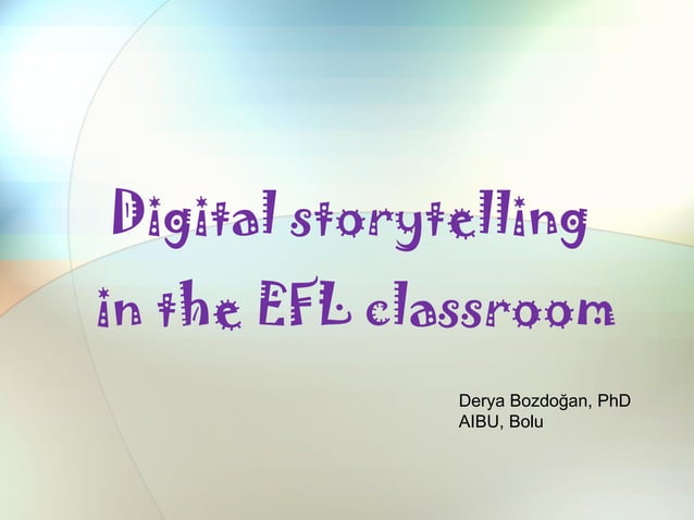 Digital storytelling | PPT
