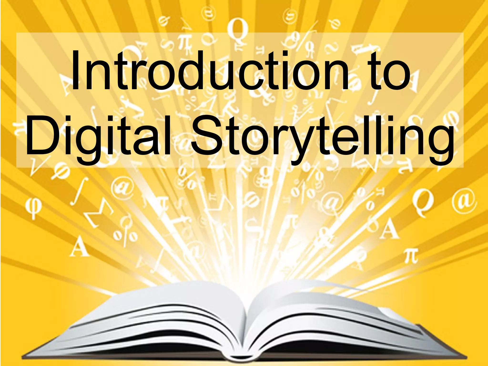 Digital storytelling version 2 | PPT
