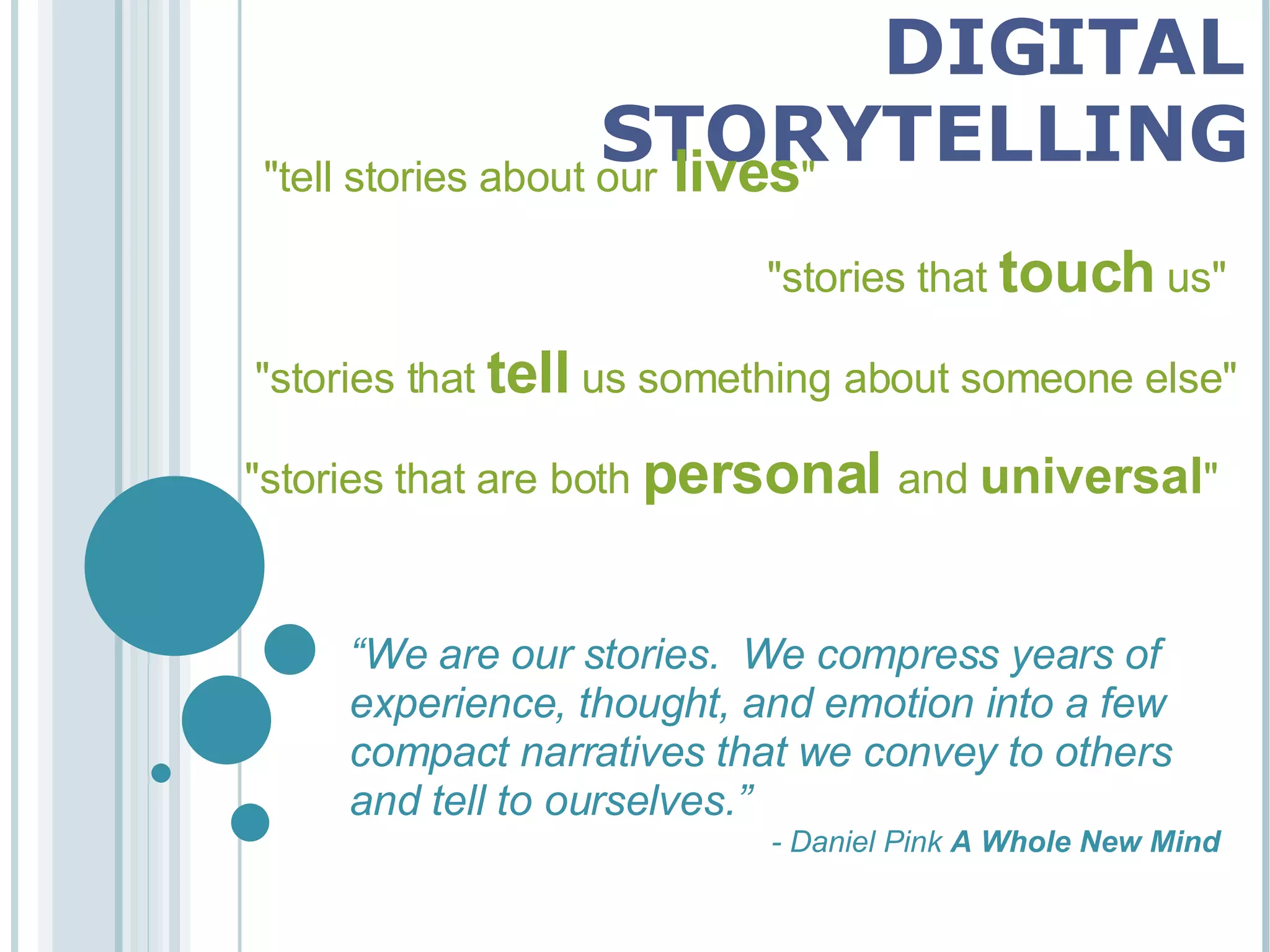 Digital Storytelling | PPT