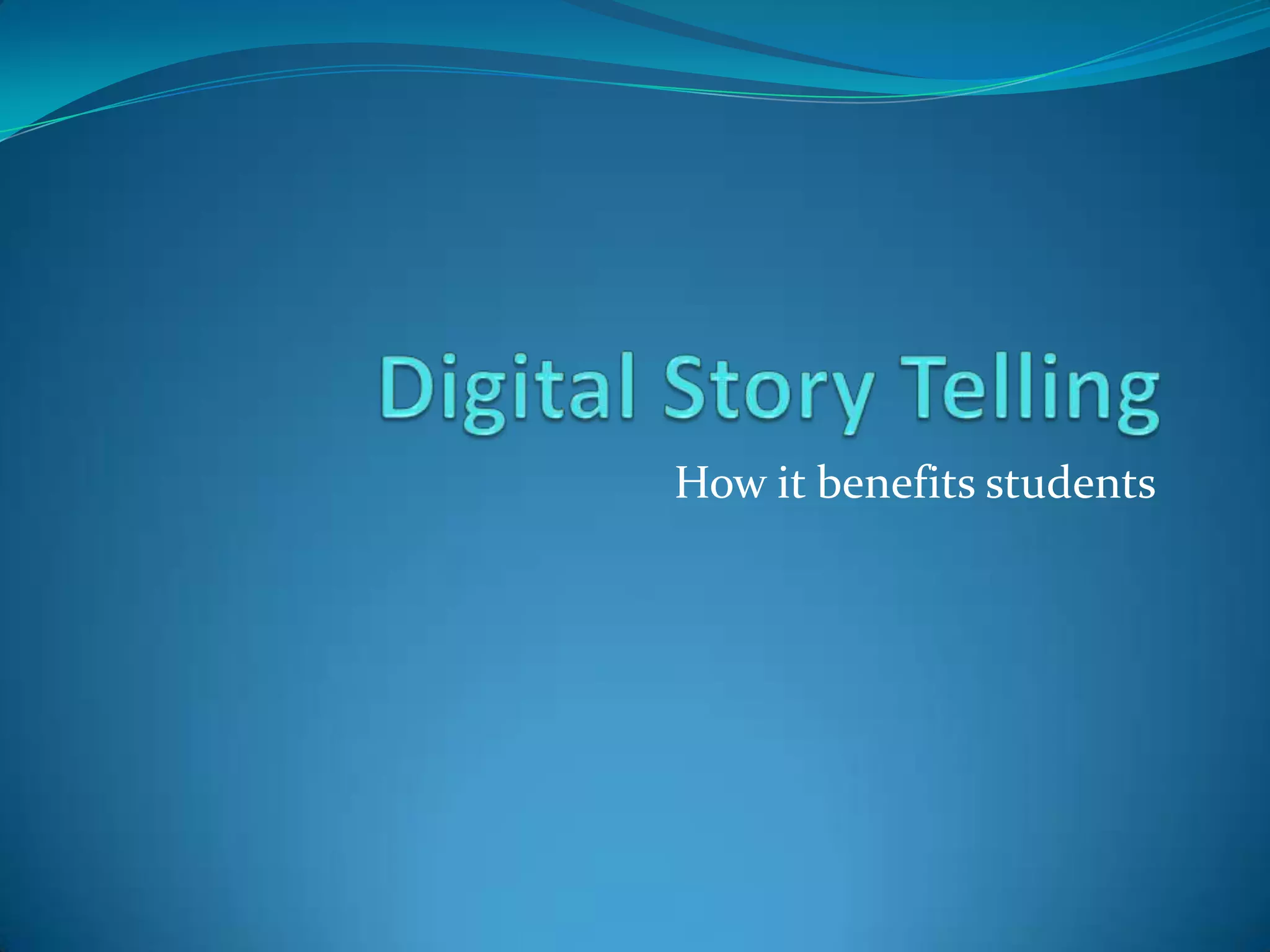 Digital story telling | PPT