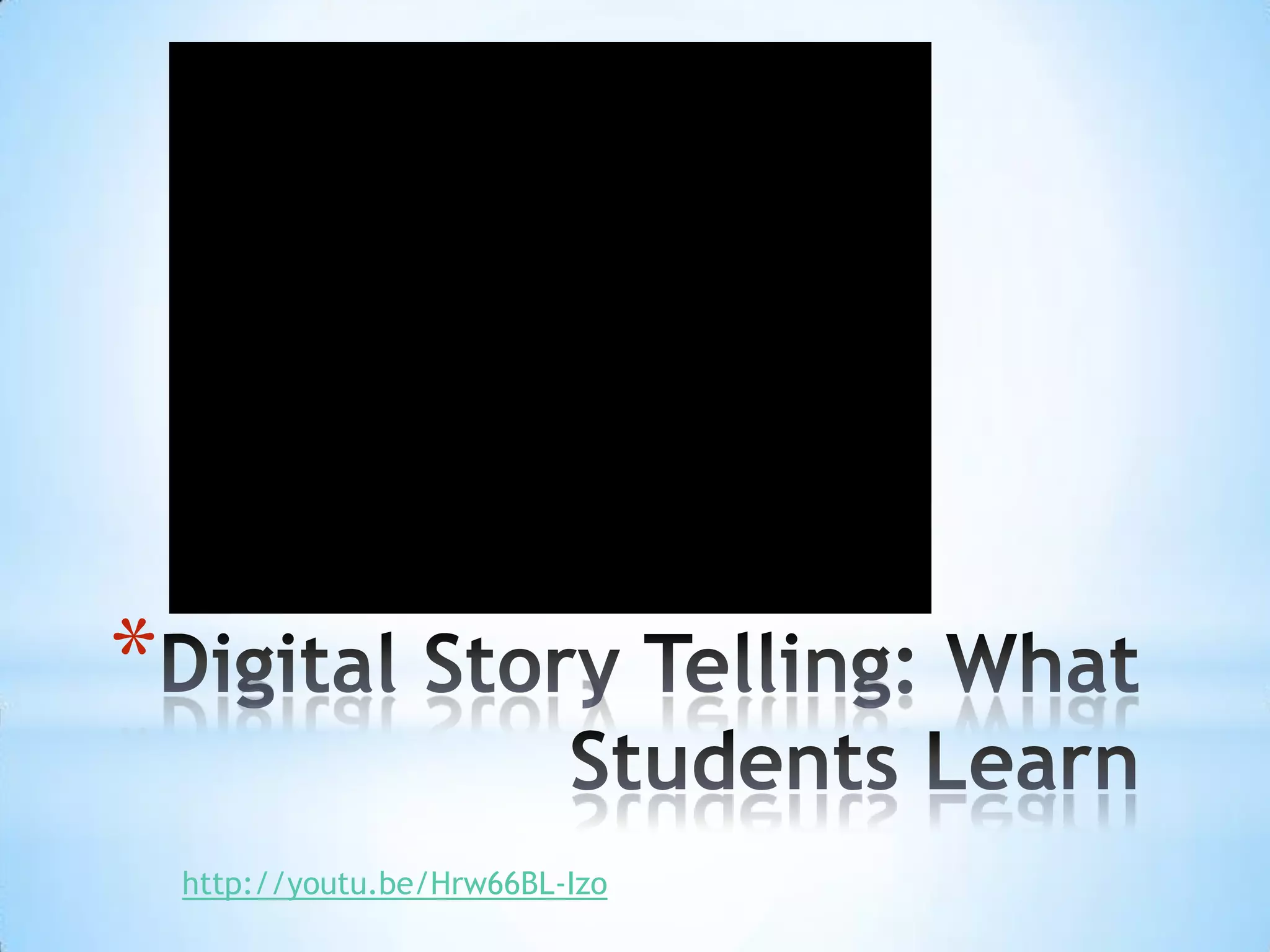 Digital storytelling | PPTX