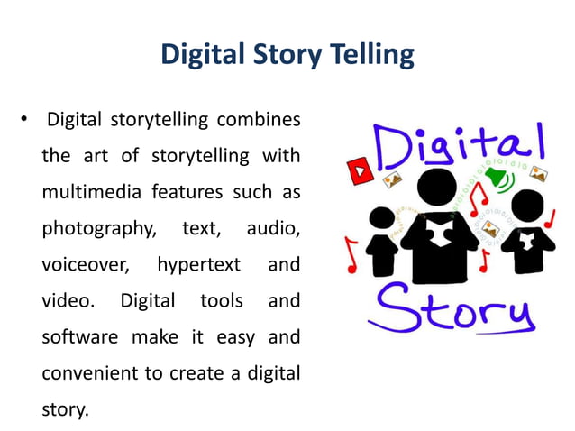 Digital story telling - Manu Melwin Joy | PPT
