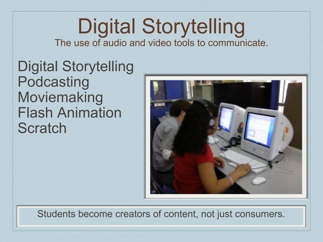 Digital Storytelling 2010 | PPT | Screenwriting | Content Production