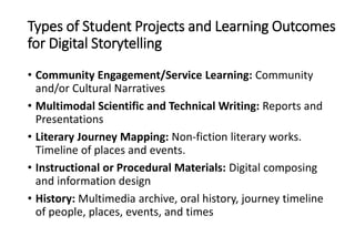 Lecture: Digital Storytelling and New Media Design | PPTX