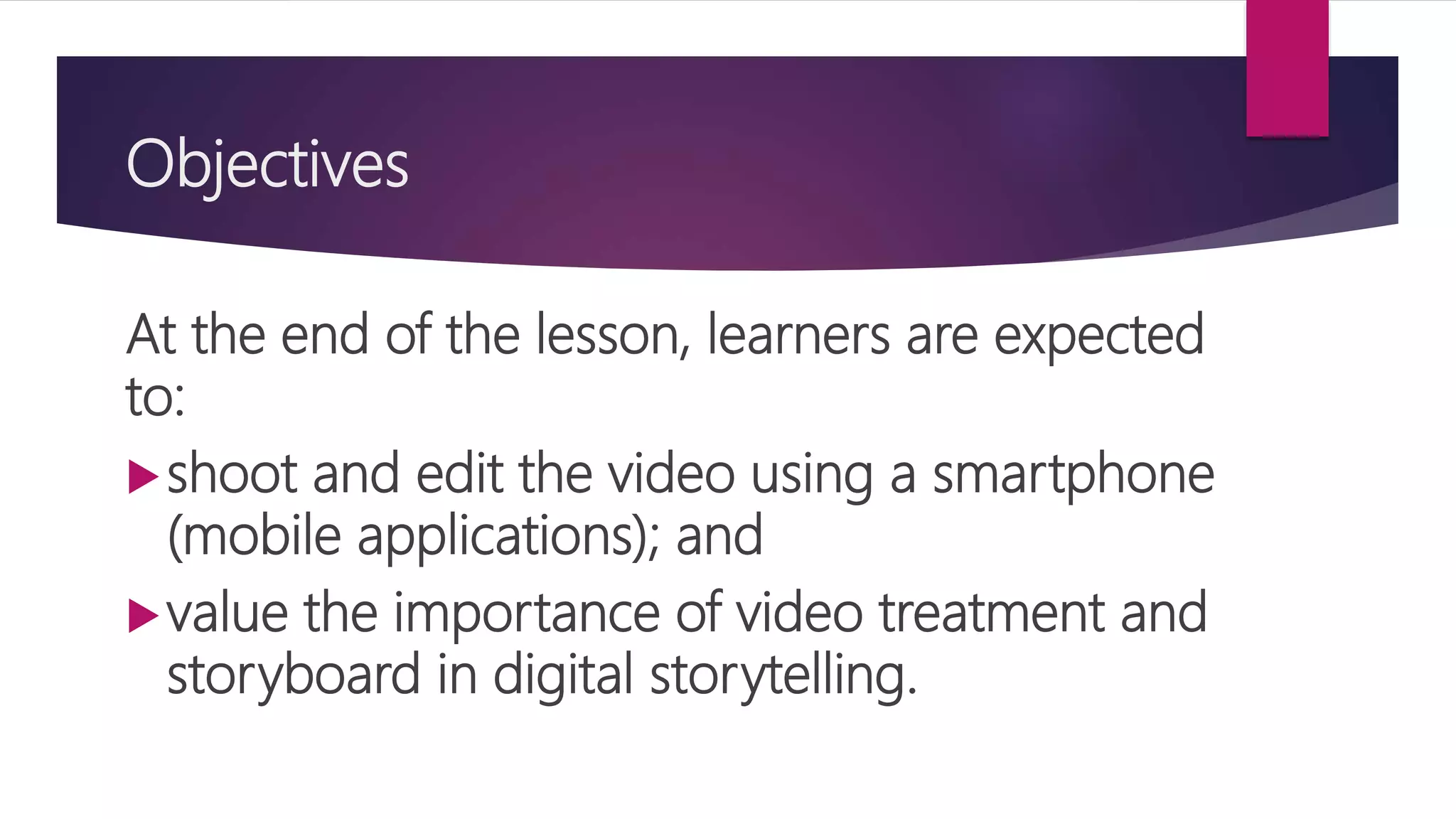 Media and Information Literacy (MIL) - 6. Media and Information Languages (Part 2): Video ...