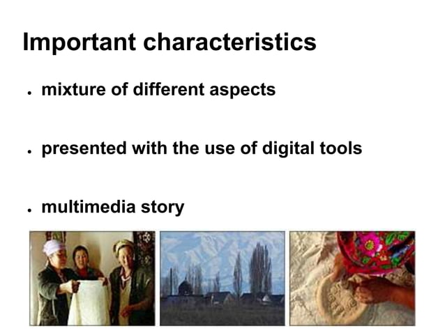Digital storytelling examples | PPT