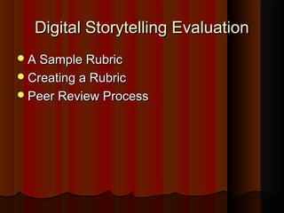 Digital storytelling huthelementary | PPT
