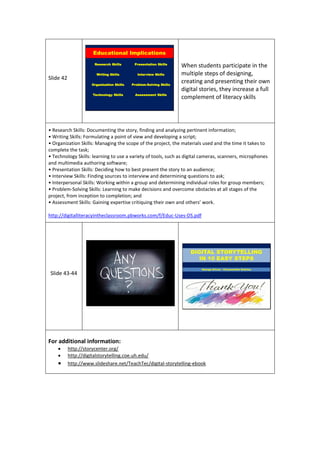 Digital storytelling in efl teaching | PDF