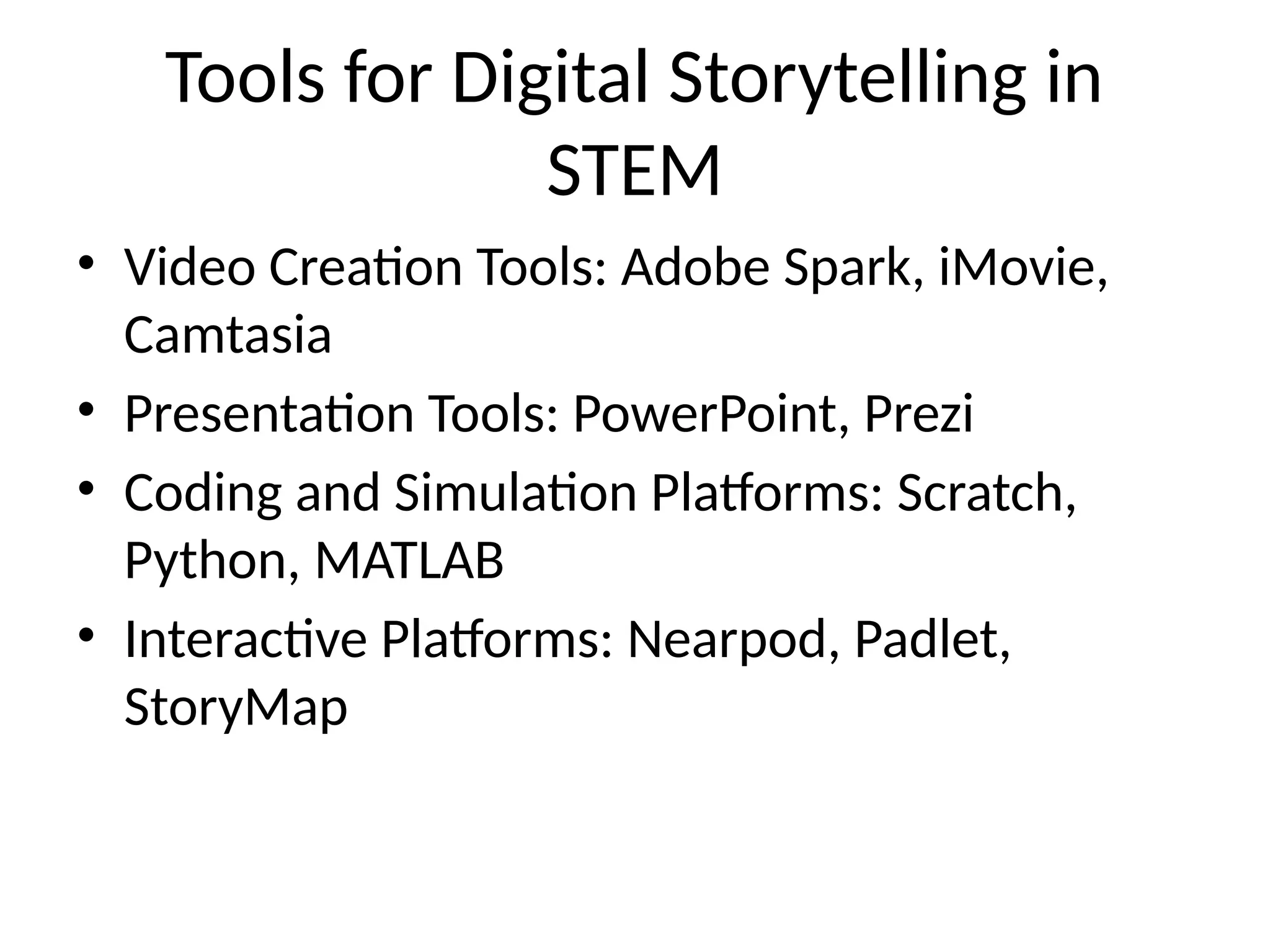 Example of creating Digital Storytelling in STEM | PPTX