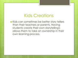 Digital storytelling in the classroom | PPTX
