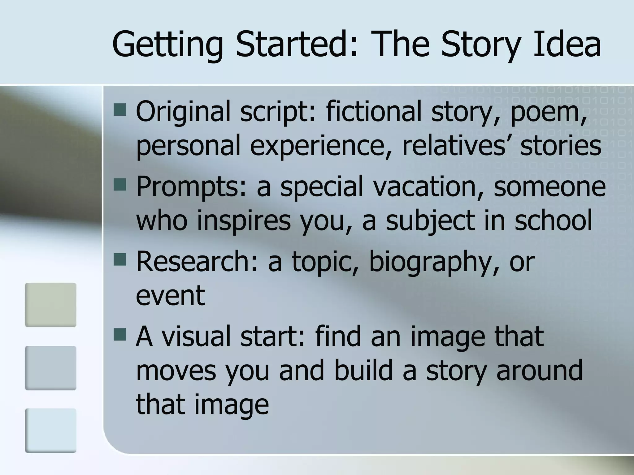 Digital Storytelling Presentation | PPT