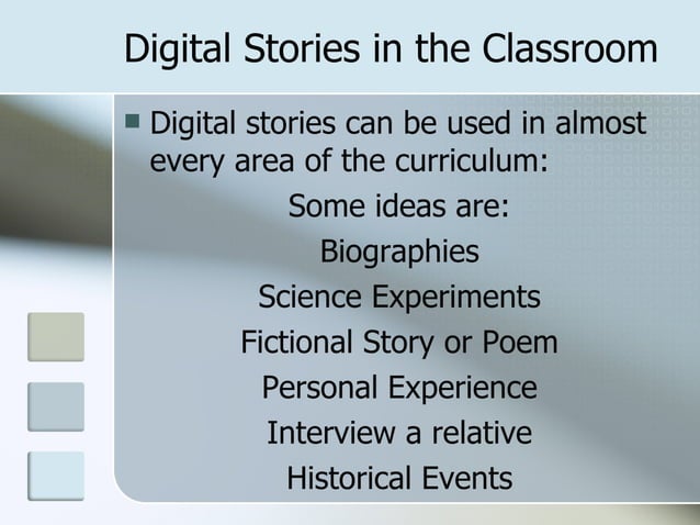 Digital Storytelling Presentation | PPT