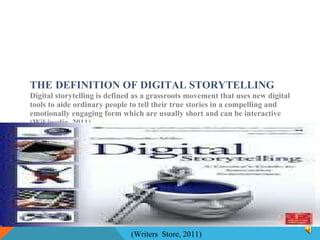 Digital Storytelling Presentation | PPT