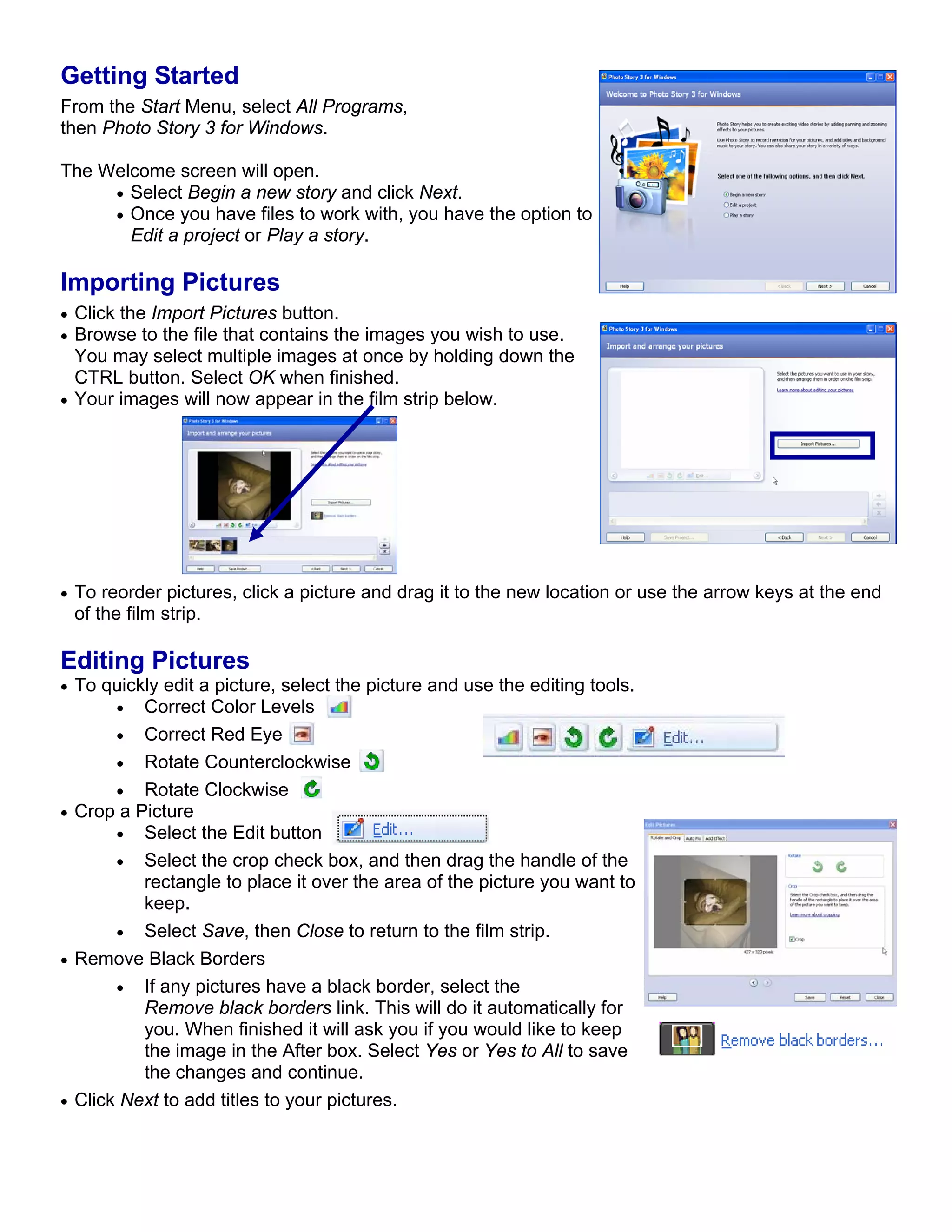 Digital storytelling with photo story 3 | PDF