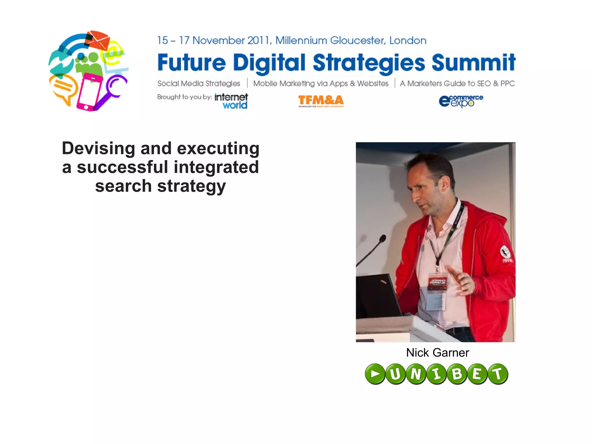 Digital strategies Summit | PPT
