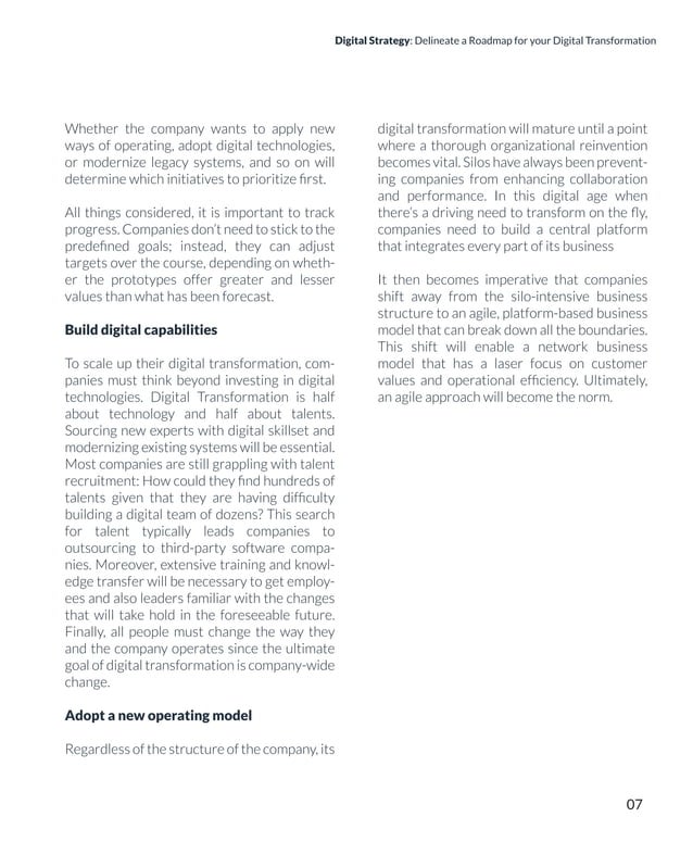 Digital Strategy | PDF | Business | Business and Finance