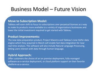Data Visualization Trends - Next Steps for Tableau | PPT