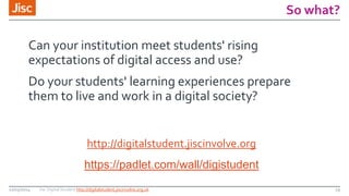 Jisc/UCISA The Digital Student UCISA 2014 presentation | PPTX
