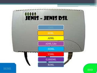 Digital subcriber line by haniftea | PPTX