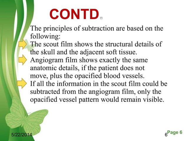 Digital subtraction angiography | PPTX