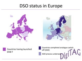 Digital Switchover In Europe Old, David Bradshaw | PPT