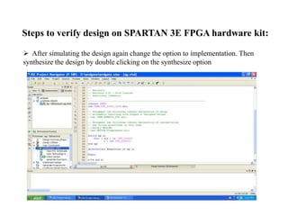 Digital system design lab procedure ppt | PPT